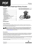 Fisher 1051 & 1052 Actuator | PDF | Valve | Actuator