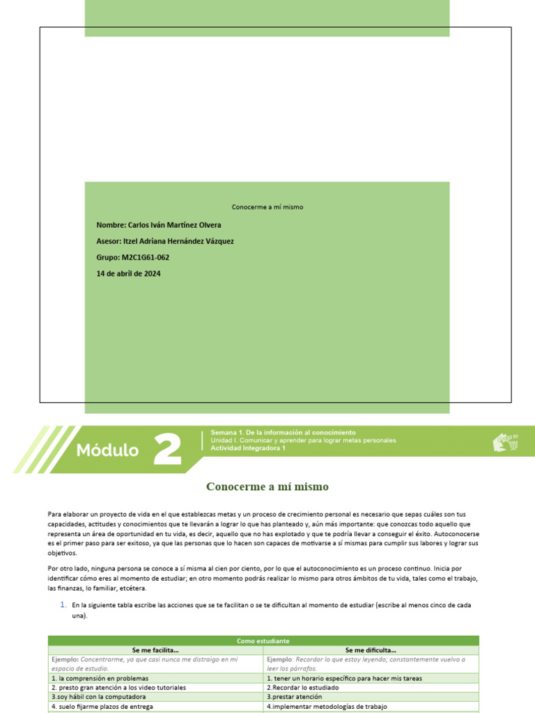 Autoconocimiento para el Éxito Personal | PDF | Crecimiento personal y ...