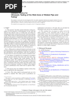 Astm E213 20 | PDF | Nondestructive Testing | Pipe (Fluid Conveyance)