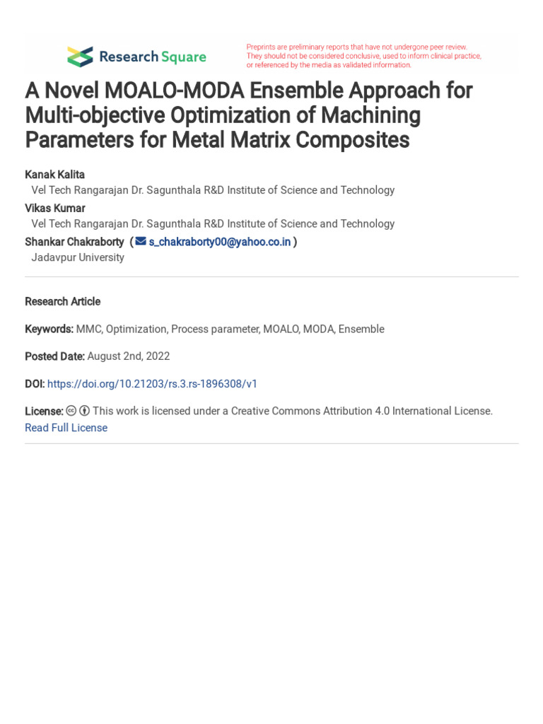 v1 Covered | PDF | Mathematical Optimization | Machining