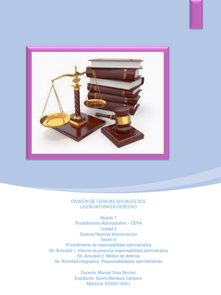 M7 U3 S6 Nomc | PDF | Apelación | Judicaturas