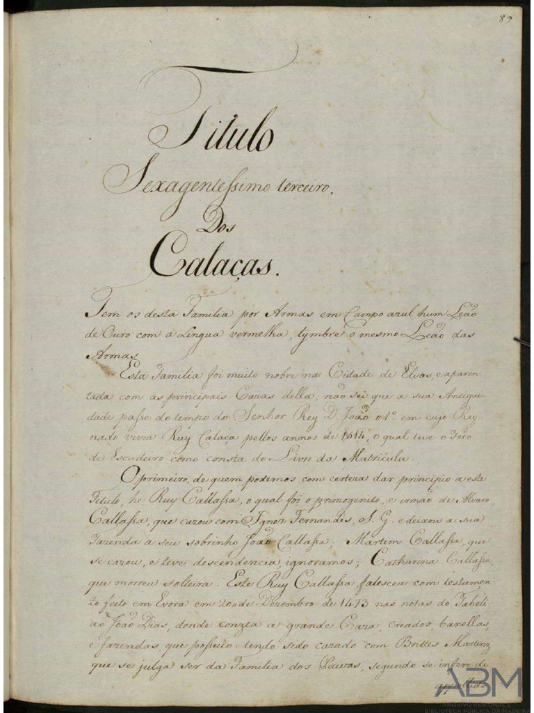 Calassa | PDF