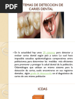 Sistema ICDAS: Detección de Caries | PDF | Diente | Esmalte de dientes