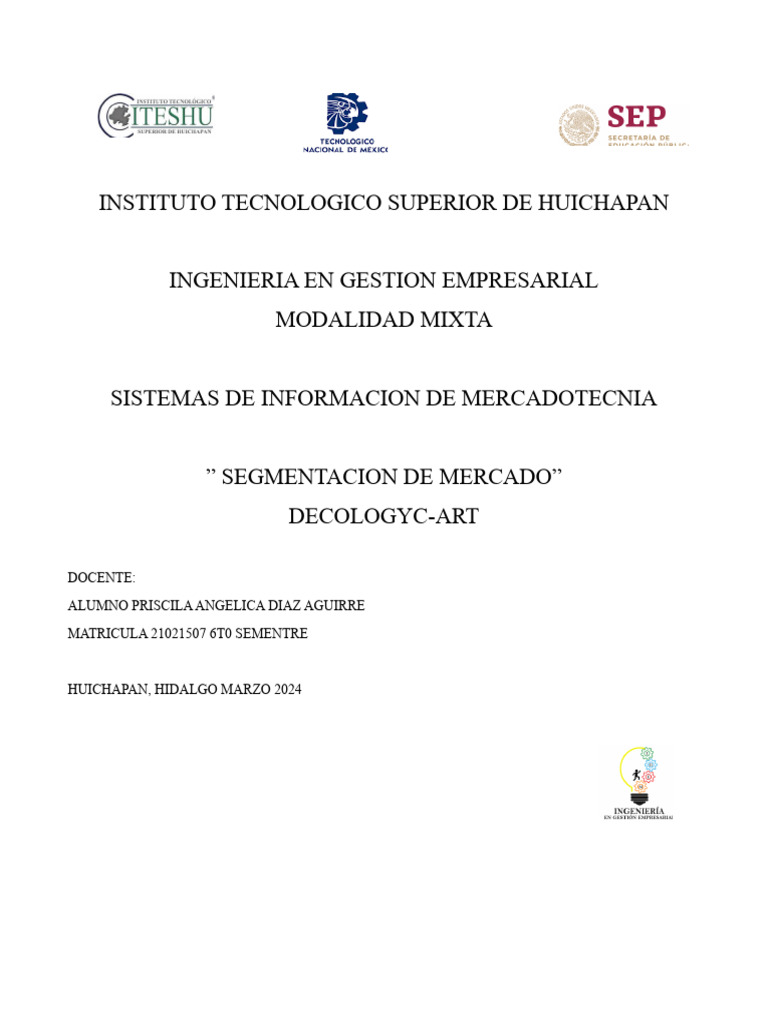 Segmentacion De Mercado Pdf Marketing Comportamiento