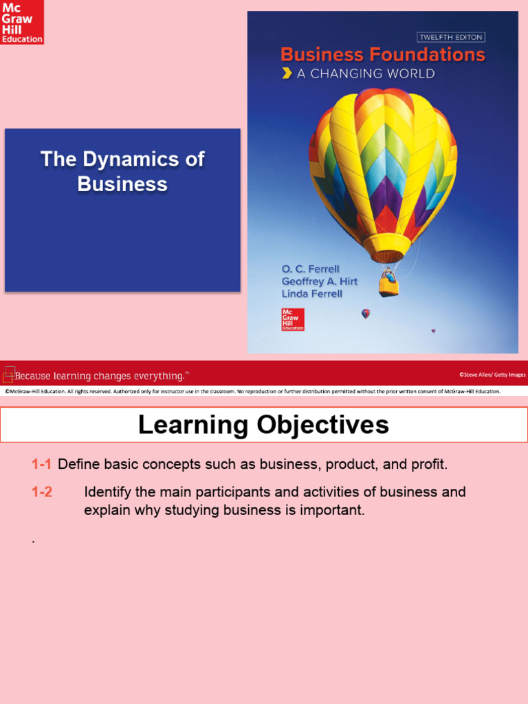 Topic 1 The Dynamics of Business | PDF | Corporate Social ...