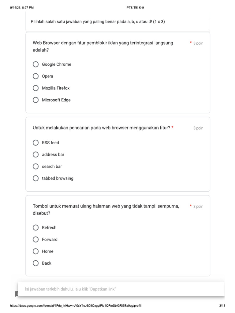 2223 PTS-1 Tik-9 Draft-1 | PDF