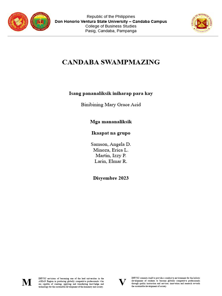 Group4 Candabaswamp | PDF