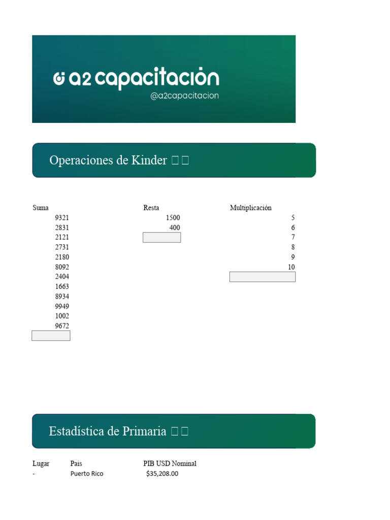 A2 Capacitación - Master de Excel en 10 Minutos | PDF