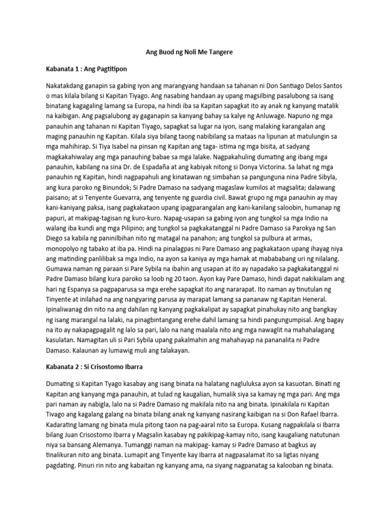 Ang Buod NG Nol-WPS Office | PDF