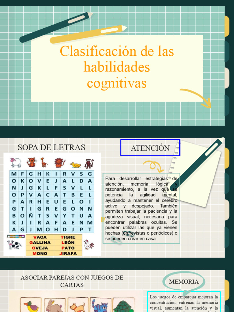 Clasificacion de Las Habilidades Cognitivas | PDF