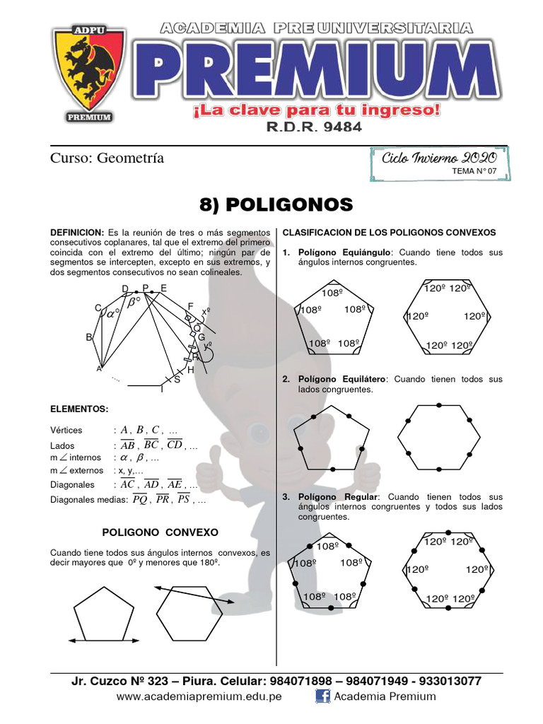Tema 07 de Geometria Poligonos | PDF | Euclides | Geometria clasica