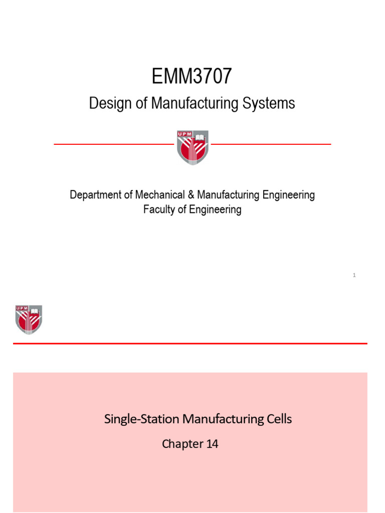 Single-Station Manufacturing Cells Overview | PDF | Automation | Machining