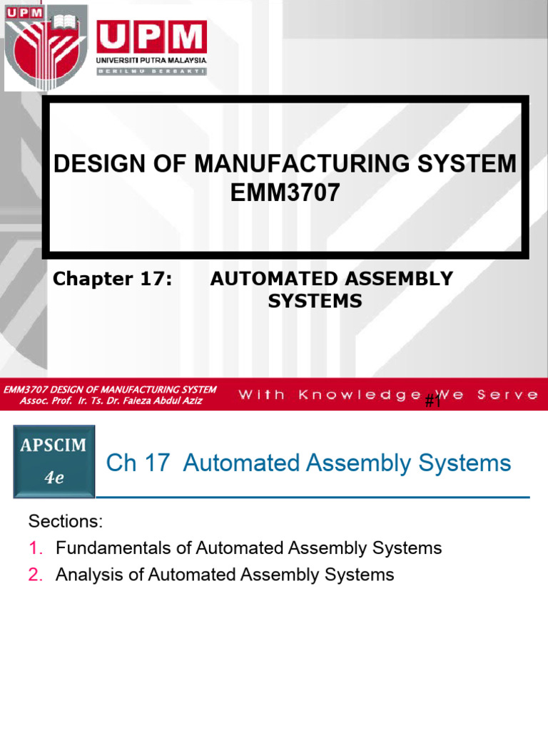 Automated Assembly Systems Overview | PDF | Automation | Machines