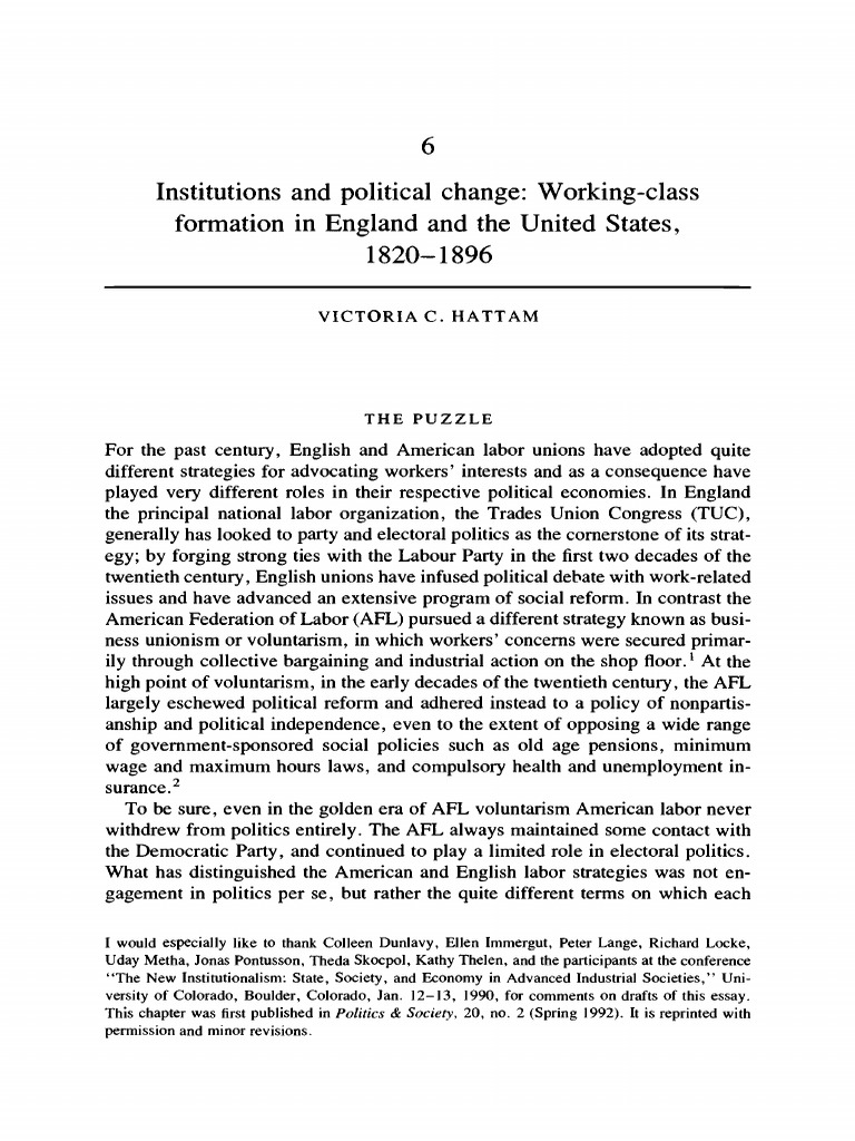 Structuring Politics | PDF | Strike Action | Trade Union
