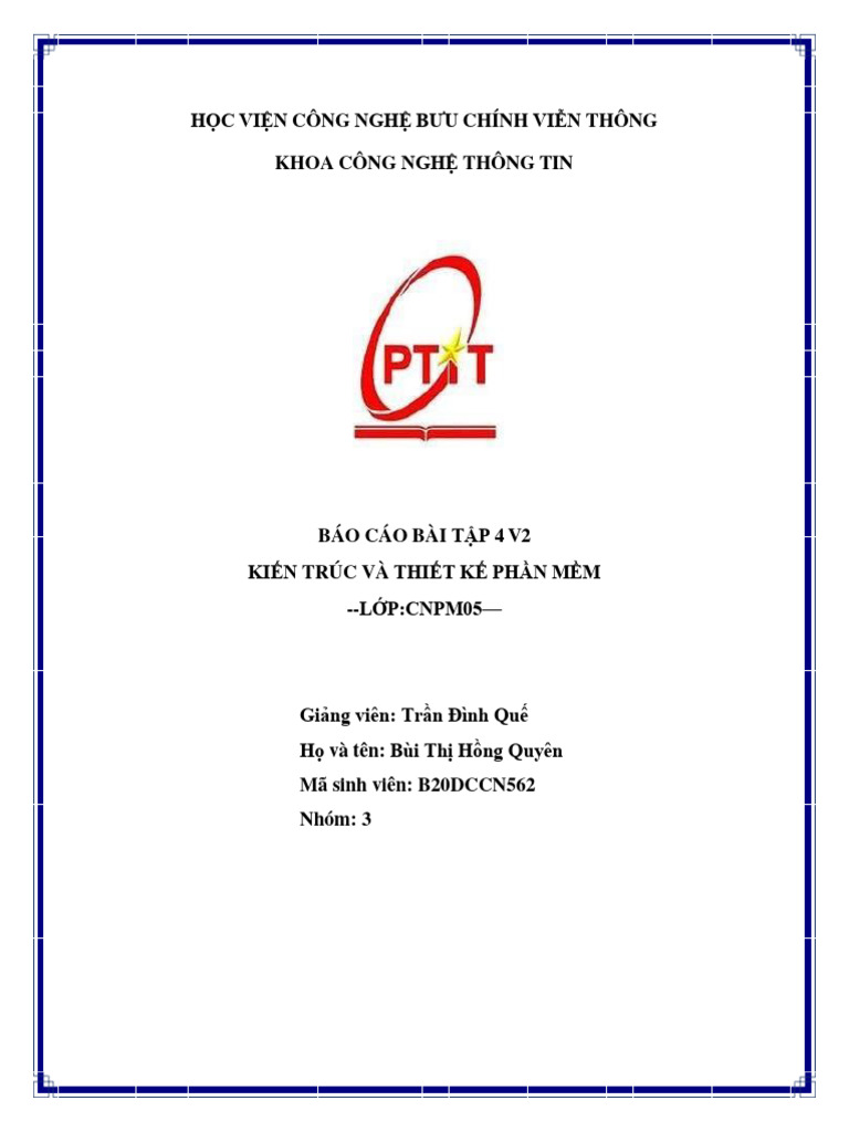 cnpm05.3 - Bùi Thị Hồng Quyên - baitap4 - v2 | PDF