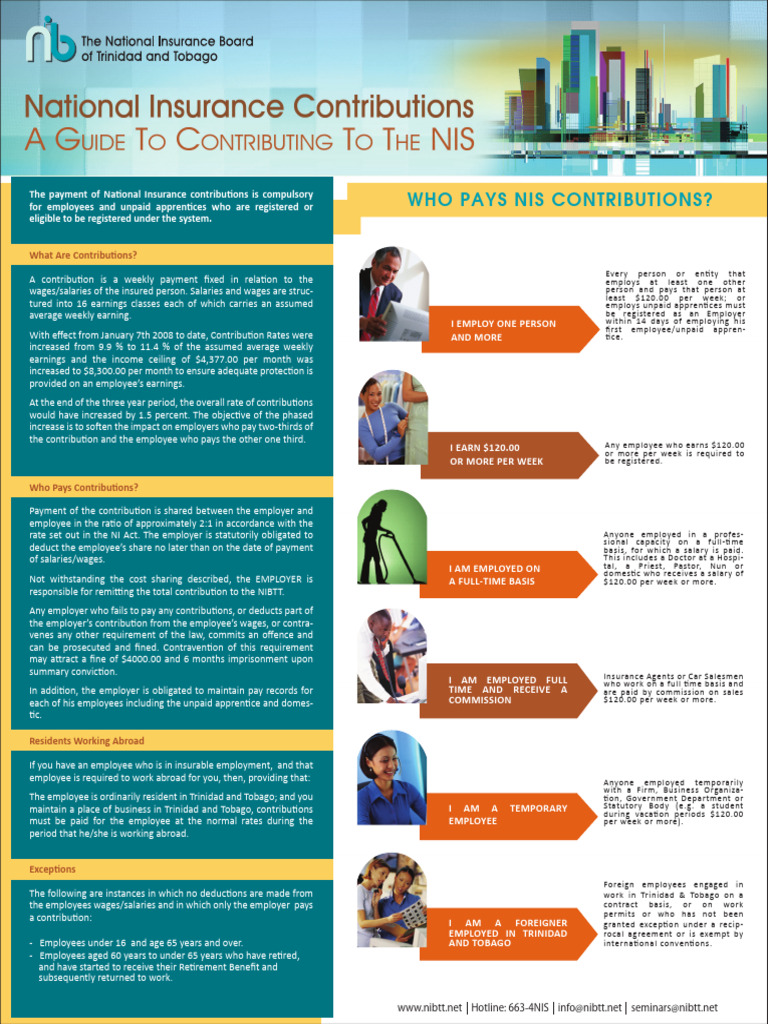 Guide To Contributing To NIS | PDF | Employment | Salary