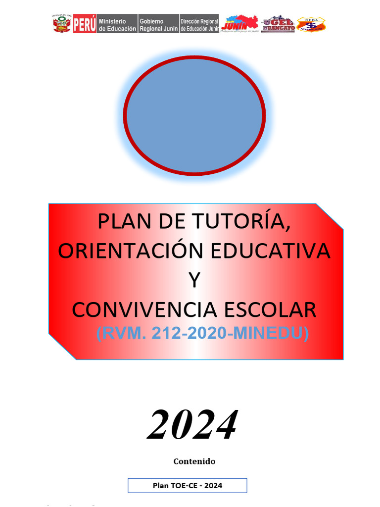 TOE - CED 2024 Ok | PDF | Inclusión (Educación) | Maestros