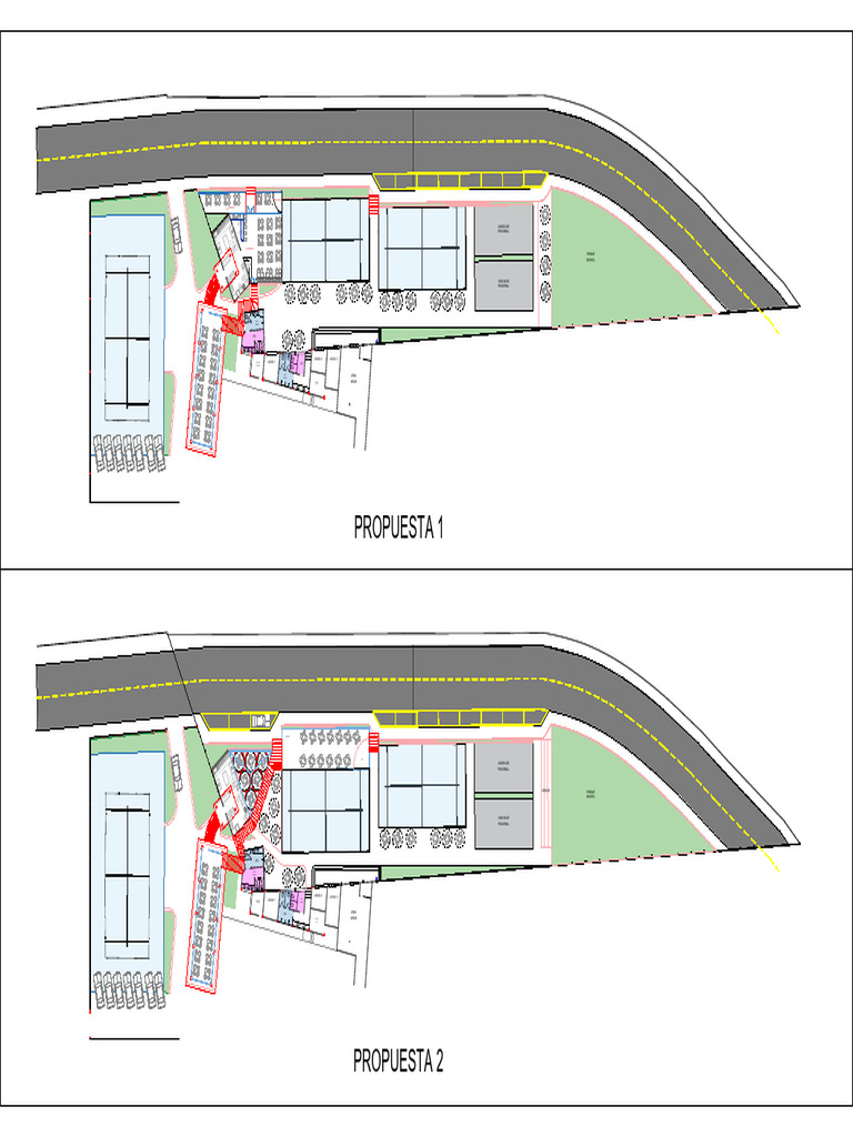 Planos Padel 2 Propuestas | PDF