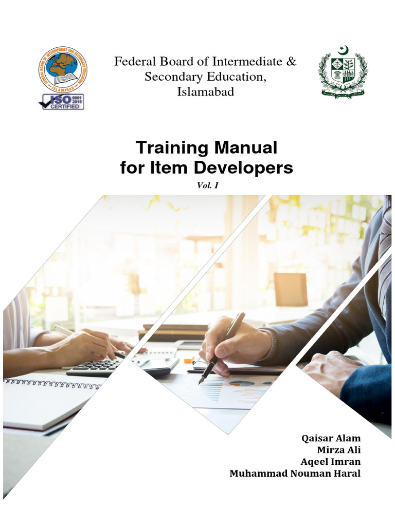 Teacher Assessment Training Manual | PDF | Educational Assessment ...