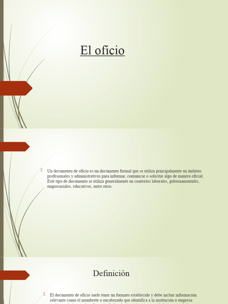 El Oficio | PDF