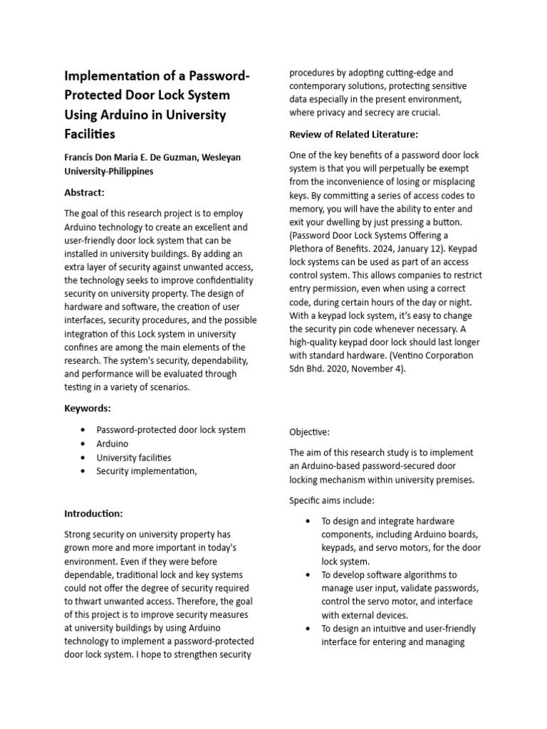 Implementation of A Passworddd | PDF | Access Control | Password
