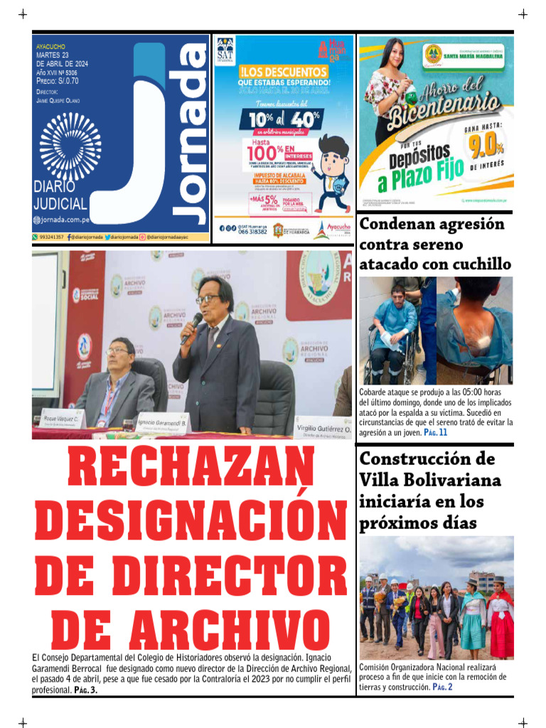 Jornada Diario 4-23-2024 | PDF | Ciencias de la Tierra