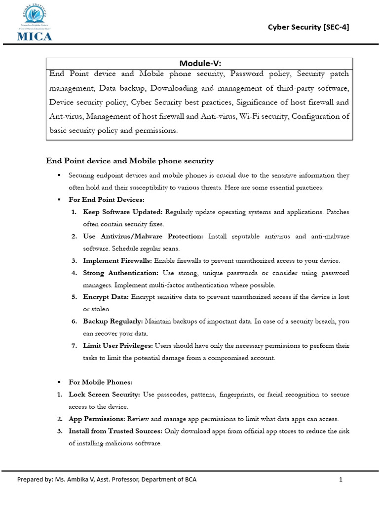 Module5 - Notes LLB | PDF | Security | Computer Security