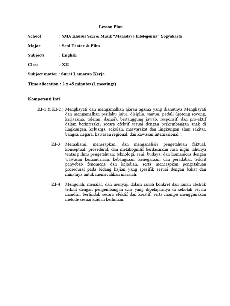 YaAllah Ini Buat Miss Dd | PDF | Teachers | Résumé