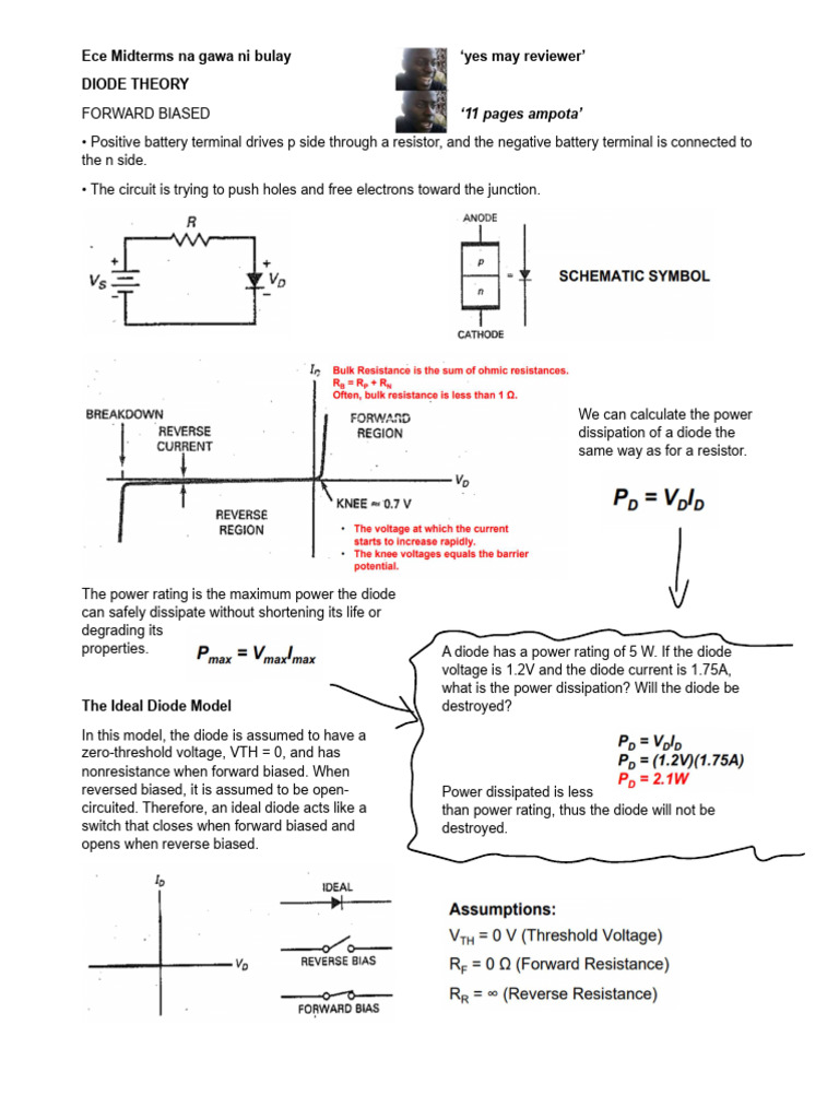 Reviewer Ni Bulay Sa ECE | PDF | Rectifier | Electromagnetism