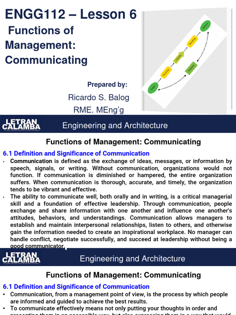 Management Communication in Engineering | PDF | Management Information ...