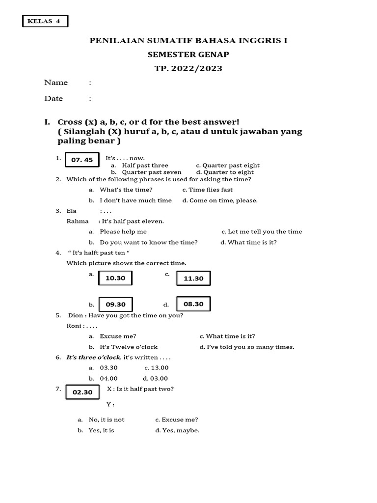Sumatif Unit 1 Genap | PDF | Language Arts & Discipline | Foreign ...