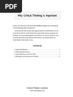 Facione - Critical-Thinking-What It Is and Why It Counts | PDF | Career & Growth