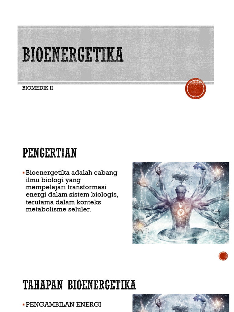 Biomedik 2 - Bioenergetika | PDF | Sains & Matematika