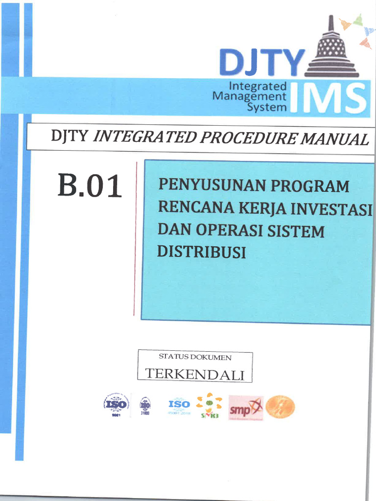 B.01 Penyusunan PRK Investasi Dan Operasi Sistem Distribusi | PDF