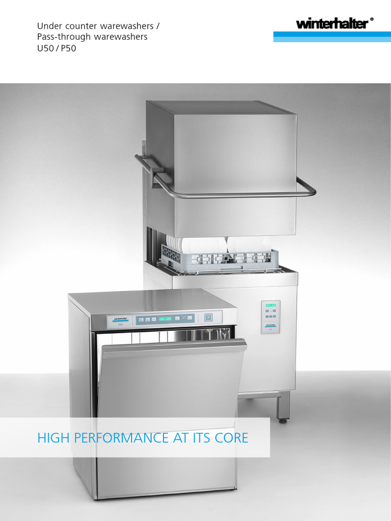 Winterhalter U50-P50 Brochure | PDF | Water | Filtration