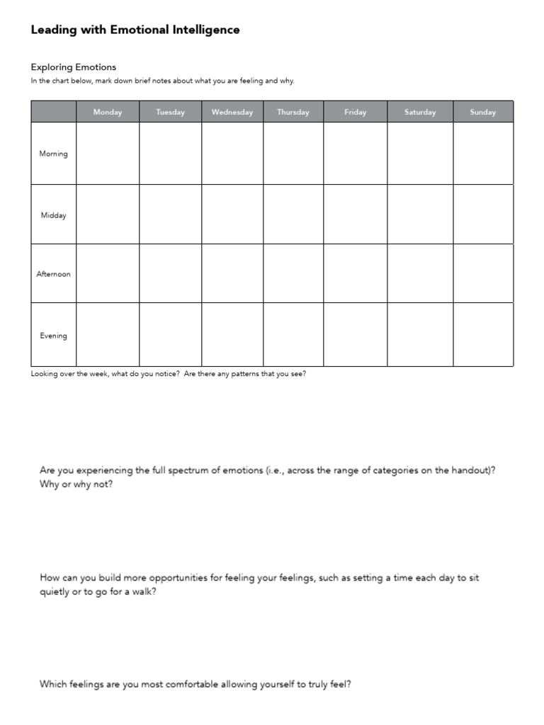 Emotional Intelligence Guide | PDF | Self-Improvement