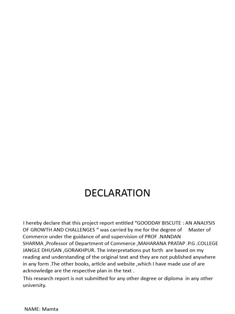 Presentation1 Project Goodday | PDF | Career & Growth