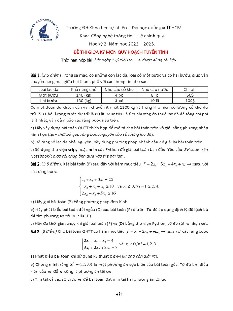 quy-hoach-tuyen-tinh__de-gk-mon-qhtt-2023 - [cuuduongthancong.com] | PDF