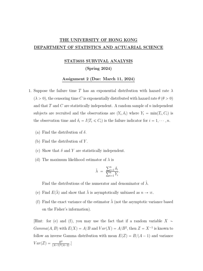 A 2 | PDF | Estimator | Probability