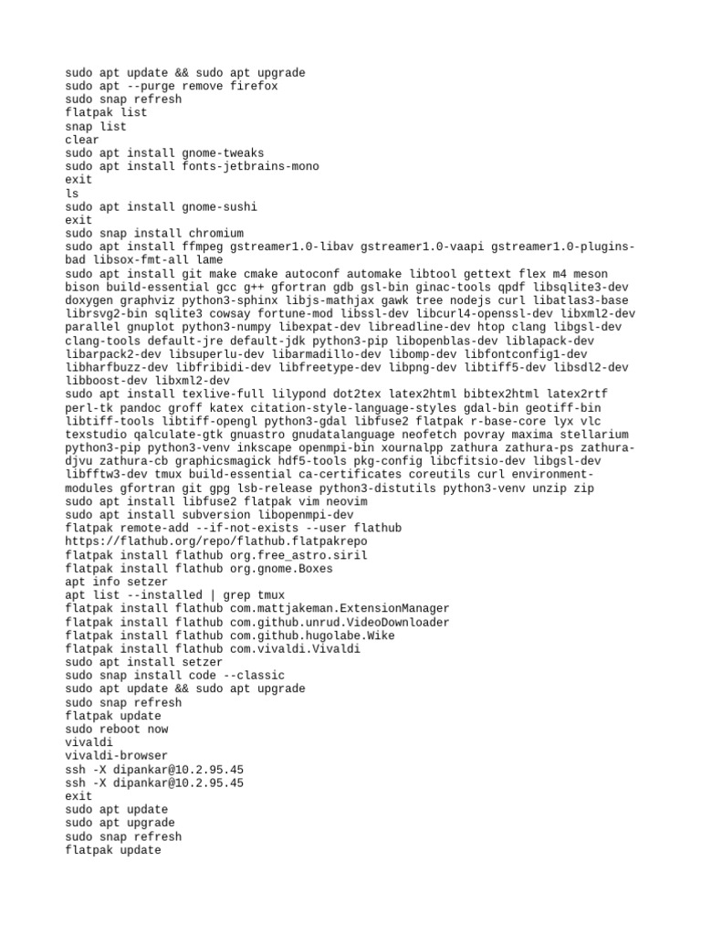 Bash History | PDF | Computing | Computer Programming