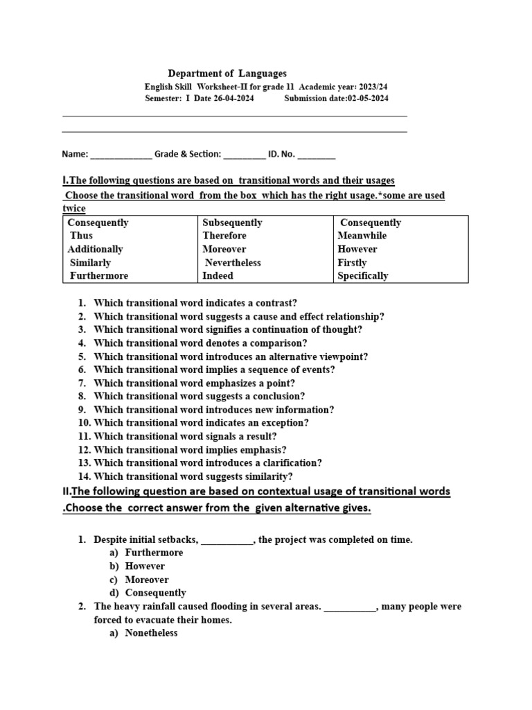 Grade 11 Worksheet April 2024 | PDF | Science | Human Communication