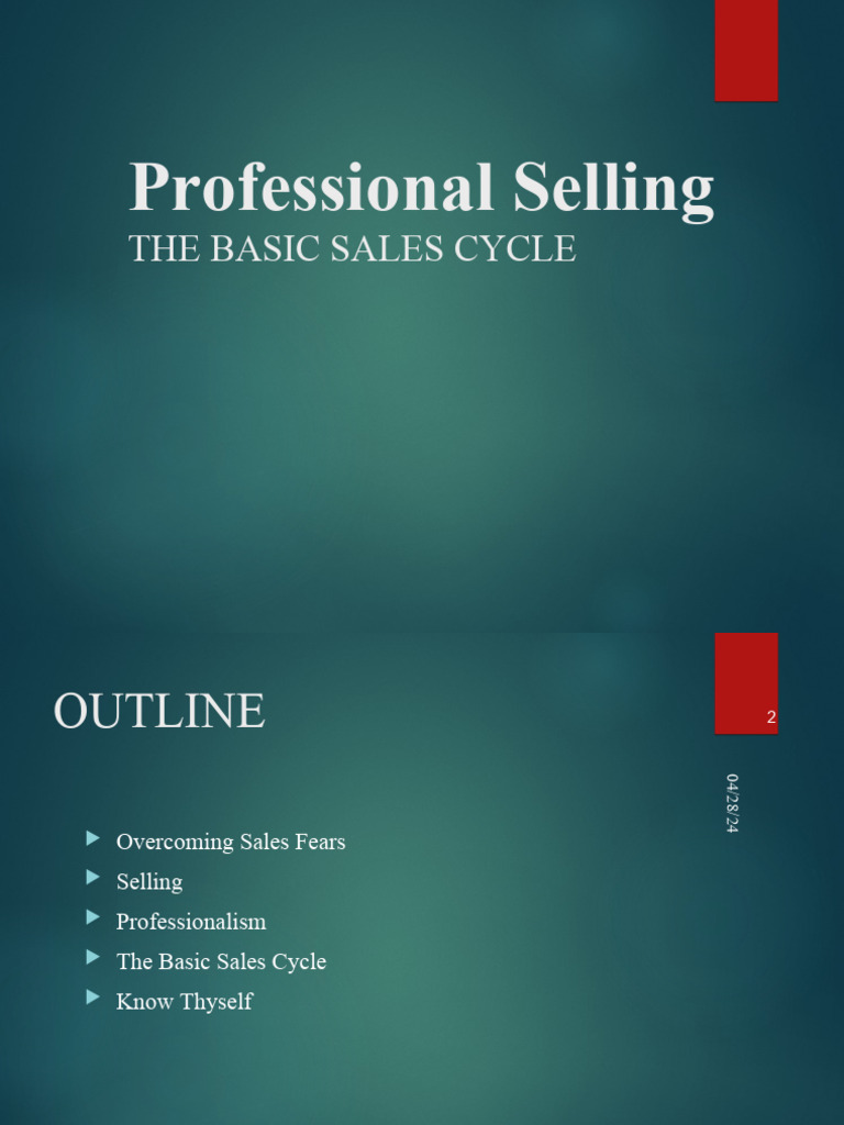 Lecture Week1 Sales4nonsales | PDF | Sales | Learning