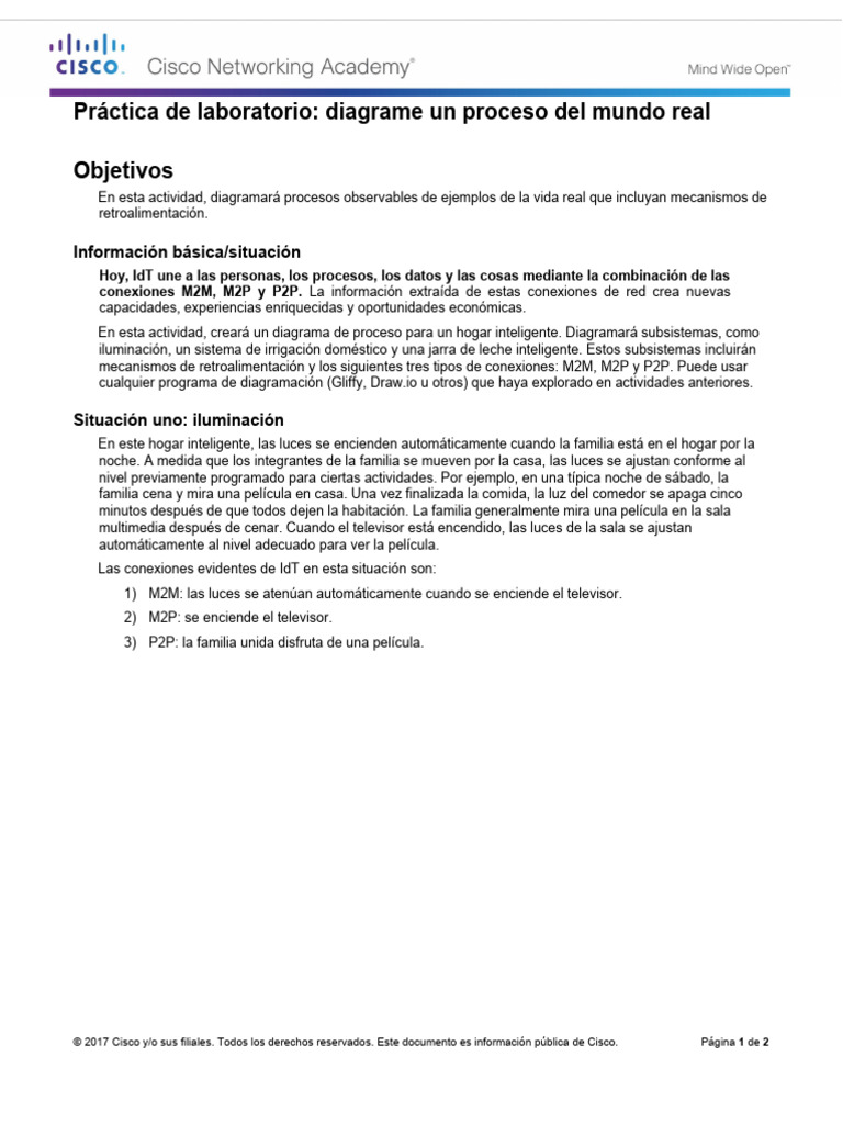 1.1.3.12 Lab - Diagram A Real-World Process | PDF | Informática