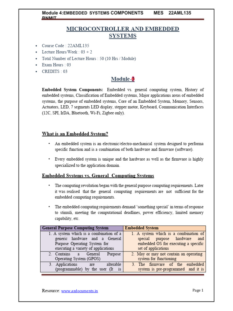 MES Mod4 RT | PDF | Random Access Memory | Read Only Memory