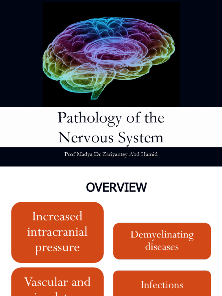Pathology of The Nervous System MSTEAM | PDF | Stroke | Multiple Sclerosis