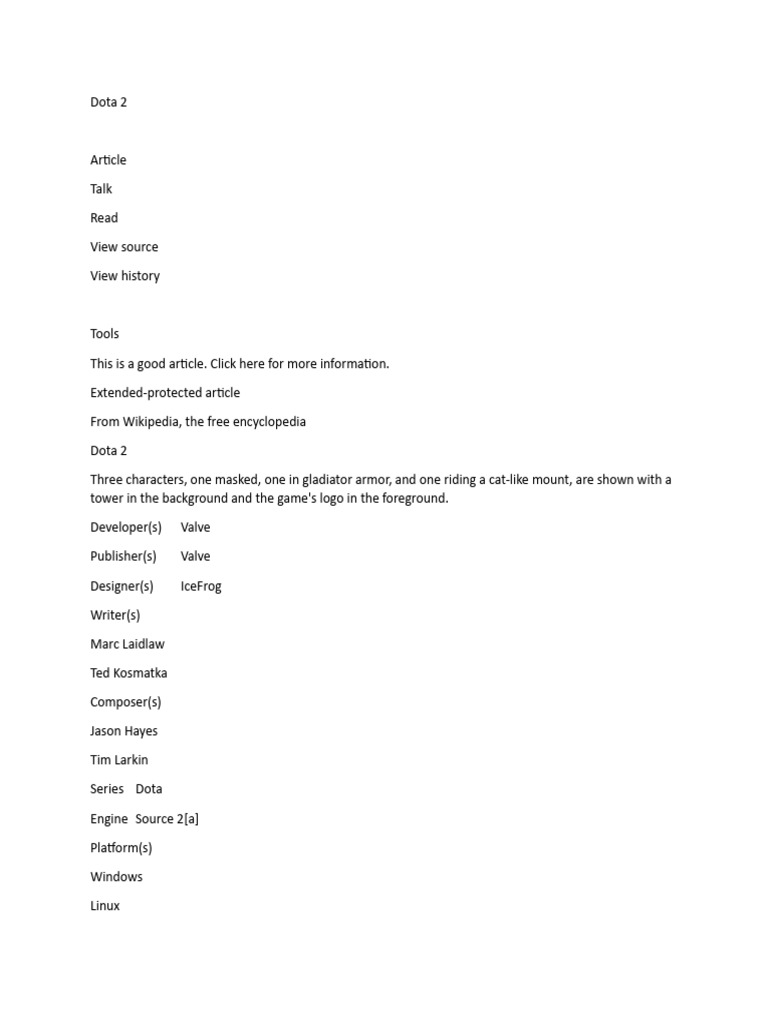 DOTA 2 - Introduction | PDF | Video Game Gameplay | Video Game Development