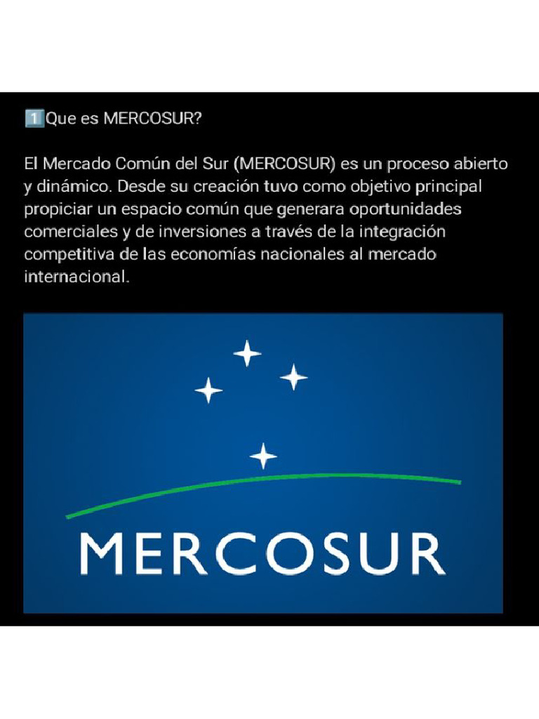 Mercosur | PDF