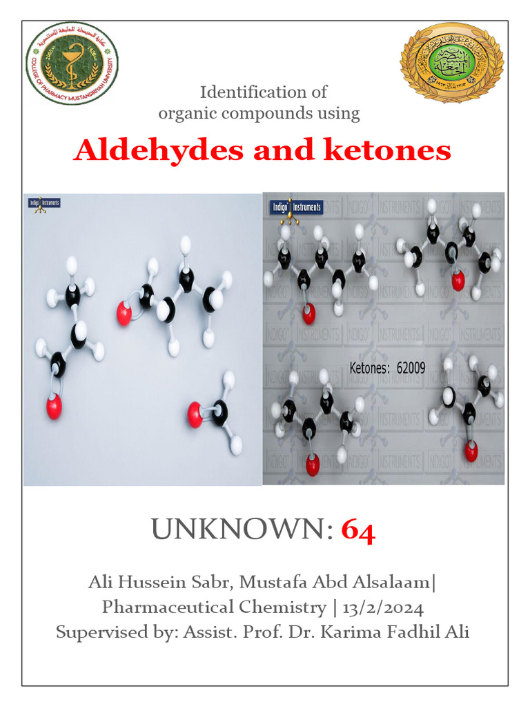 Lab 4 Aldehyde and Ketons | PDF | Aldehyde | Ketone