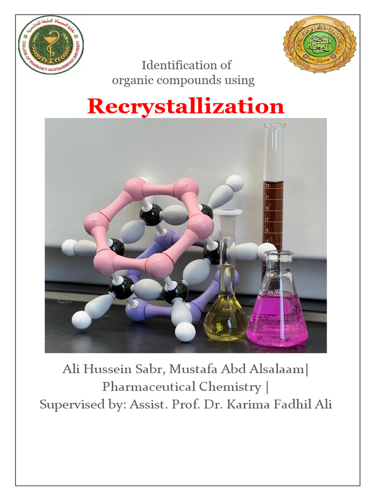 Recrystallization Techniques for Purification | PDF | Analytical ...