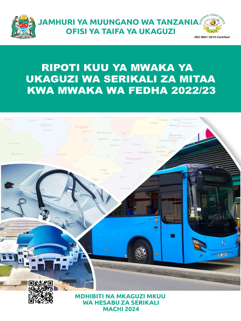 Ripoti Kuu Ya Ukaguzi Wa Serikali Za Mitaa Kwa Mwaka Wa Fedha 2022-23 | PDF